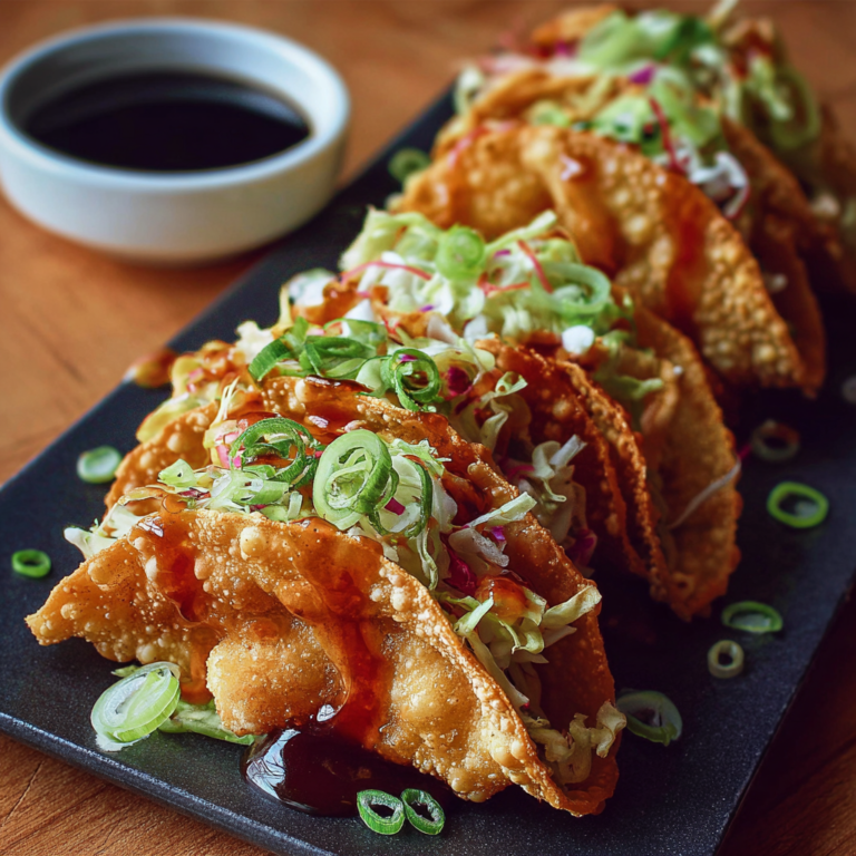 Crispy Chicken Wonton Tacos - Irresistible 5-Step Recipe